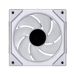 Lian Li UNI Fan SL-Infinity 120-Triple Pack-ARGB Fan-Infinity Mirror-Daisy-Chain Design-Customizable Lighting Effects-One Cable Connection-with Controller-White-(UF-SLIN120-3W)