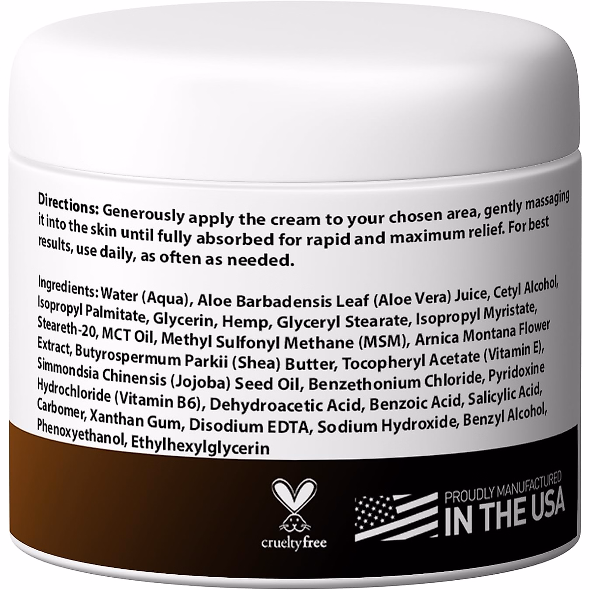 Medical Miracles Hemp Relief Cream - Ideal for Arthritis, Neuropathy, Muscles, Joints, Neck, Back, Elbows, Hands, Feet, and Knees - Proudly Made in USA (3000mg)