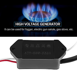 DC 3.6V/4.8V/6V/12V High Voltage Transformer 3kV-11kV Boost Step-up Inverter Arc Pulse Generator Power Module Black