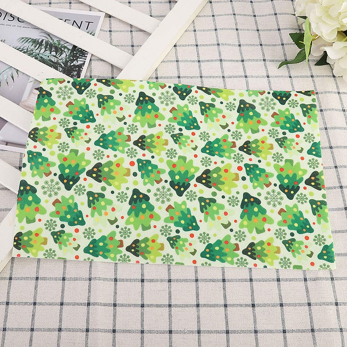 Sewing Fabric, Craft Fabric Felt Felt Craft Felt Fabric Sheets 8Pcs Fabric, for Christmas Crafts Coasters Crafts DIY