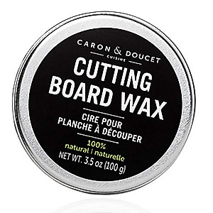 Caron & Doucet - Cutting Board & Butcher Block Conditioning Oil & Wood Finishing Wax Bundle | 100% Plant-Based & Vegan, Best for Wood & Bamboo Conditioning & Sealing | Does NOT Contain Mineral Oil!