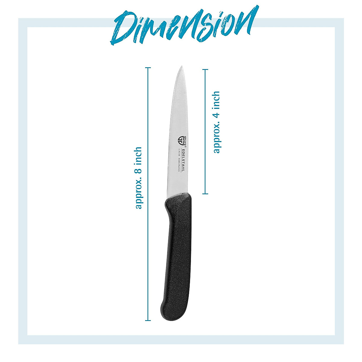 GRÄWE Vegetable Knives Set of 3 Stainless Steel, Multi-Coloured, Super Sharp, Dishwasher Safe