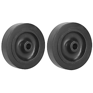 Mute Wheels For Gasoline Engine Generator Rubber Wheel Replacement Parts 5kw-6.5kw 2Pcs