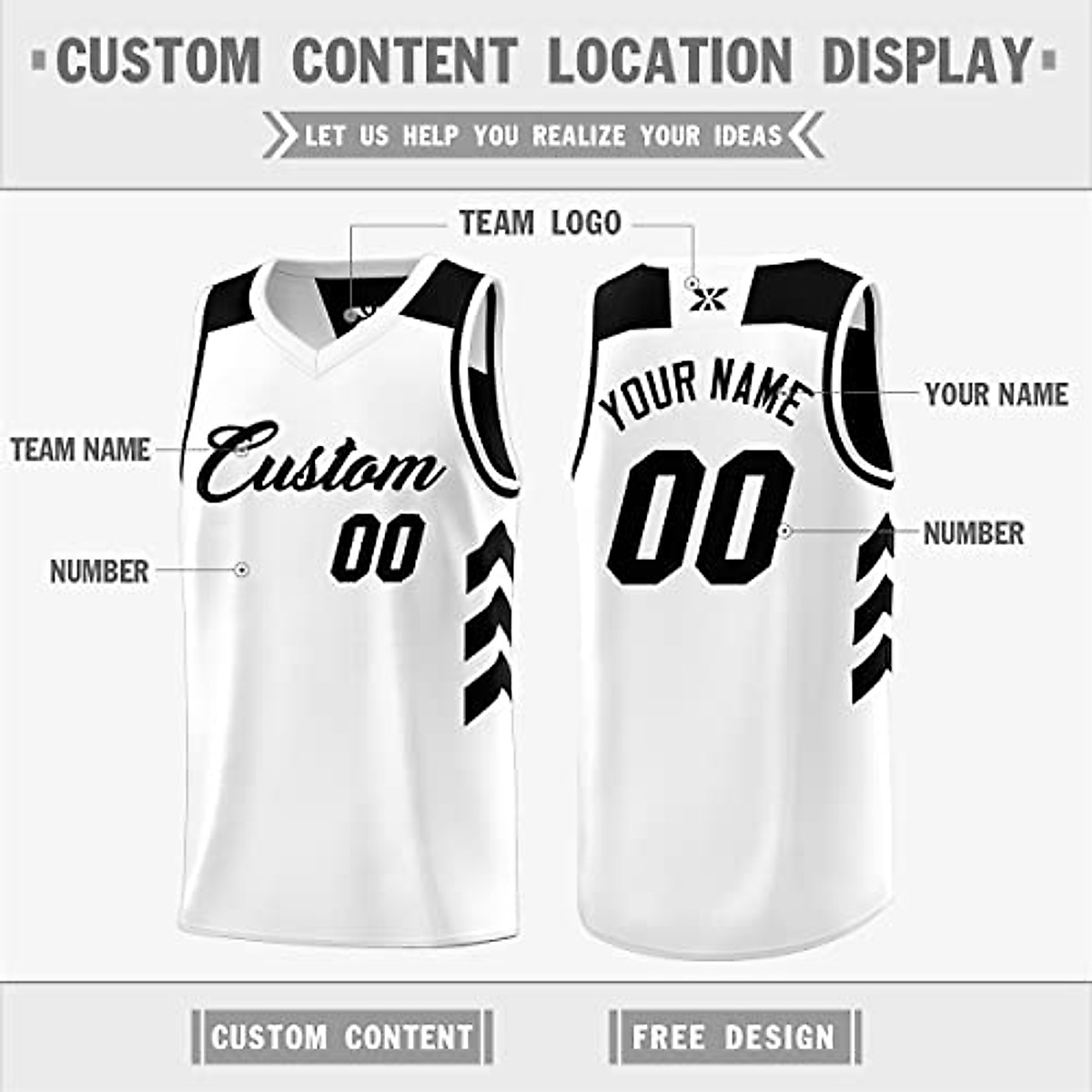 Custom Men Youth Reversible Basketball Jersey Athletic Performance Shirts Personalized Team Name Number