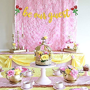 Be Our Guest Banner Beauty And The Beast Party Supplies Reception Banner Bachelorete Party Engagement Party Decorations
