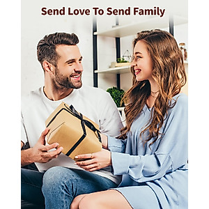 Large Yarn Bowl Holder, 8.7''Knitting Bowl with 9pcs Crochet Hooks, Wooden Yarn Holder Dispenser Yarn Storage Bowls for Crocheters Knitters Craft (Brown 8.7inch)