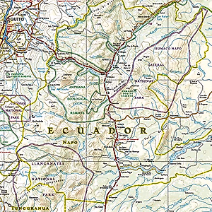 Ecuador and Galapagos Islands Map (National Geographic Adventure Map, 3403)