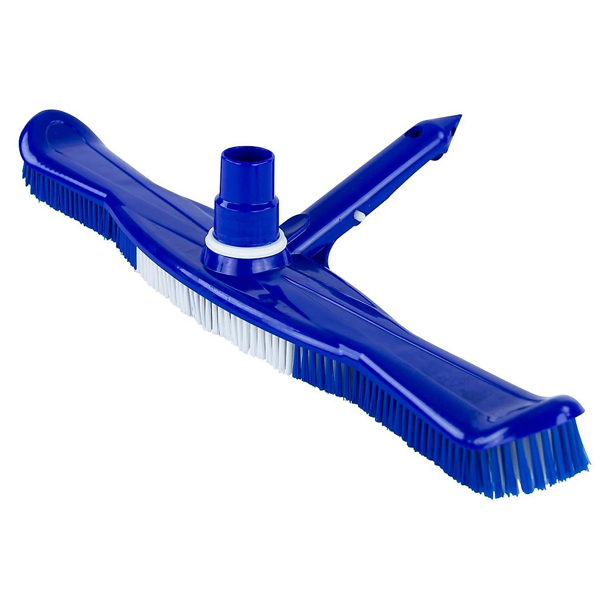 20-Inch Plastic Pool Vacuum Brush | Perfect for Cleaning Your Pool Wall | Compatible with Standard Telescoping Poles | Light Weight with Strong Nylon Bristles