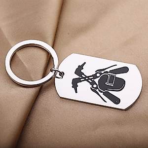 Welder's Prayer Keychain Welder Helmet Jewelry I'm Proud To Be A Welder Jewelry Welder Dog Tag Keychain Welder Gifts (Welder's Prayer KS)