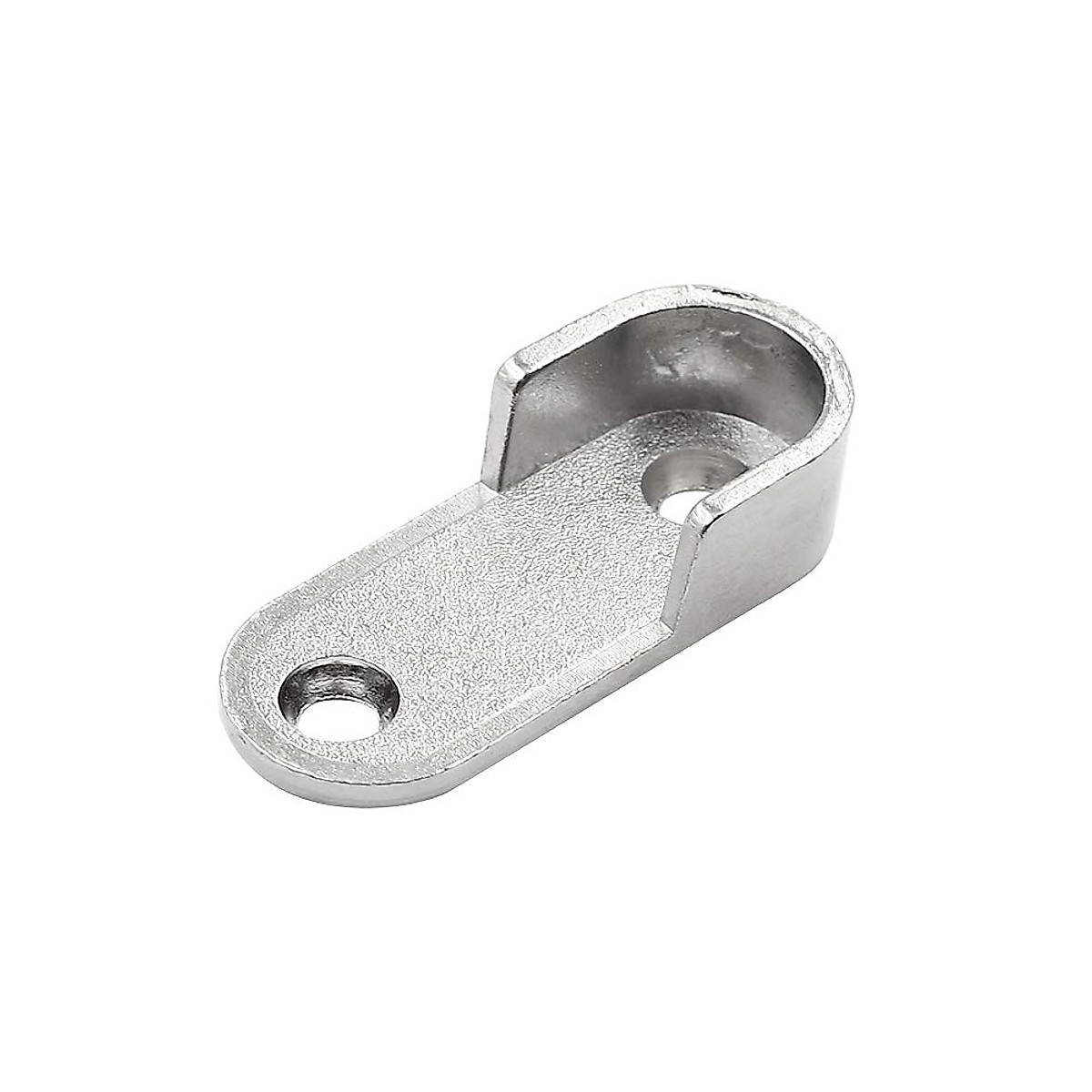 BTMB Oval Closet Rod End Supports Flanges Socket for 15x30mm Rods Pack of 10