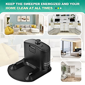 FILTERUP Charger Dock, Charging Base, Docking Station Compatible with Roomba 500 600 700 800 900 Series e5 e6 i1 i3 i4 i6 i7 i8 Charger Replace# ADF-N1 17170 17064 4452369