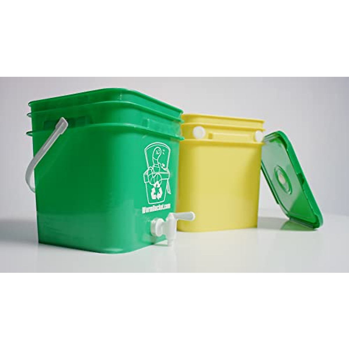 Worm Bucket Indoor Composting Kit for Making Worm Castings and Worm Tea