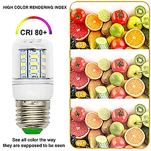 Sigely KEI D34L Refrigerator Bulb Replacement for Frigidaire 5304511738 LED Refrigerator Light Bulb Replace PS12364857 AP6278388 4584444 (110V-240V 3.5W White Light) 2 Pack