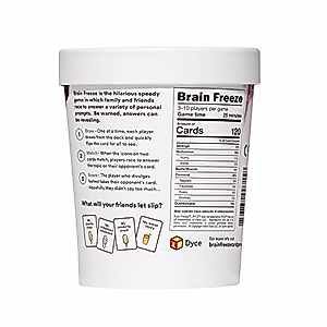 Brain Freeze Party Game - The Hilarious Speak-Before-You-Think Family Card Game - for Kids, Tweens, Teens, College Students, Adults and Families, at Fun Parties and Board Games Night with Your Group