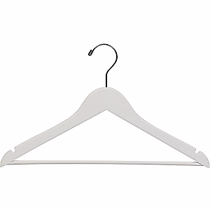 The Great American Hanger Company White Suit Clothes Hanger