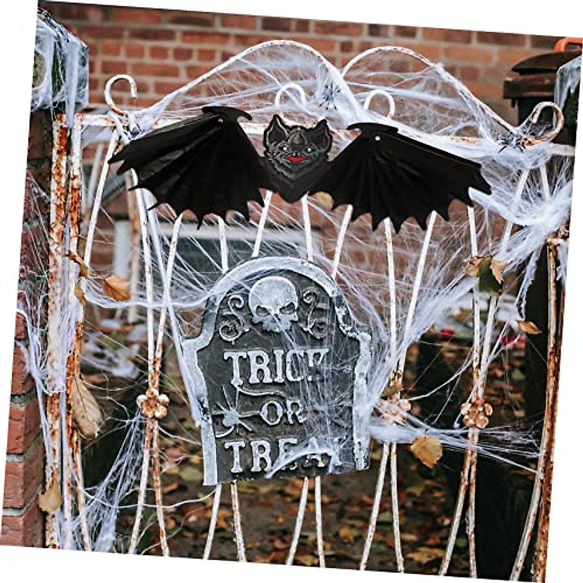 MUSISALY 20 pcs Supplies Booth Themed Topper Novel Honeycomb Bat Center Hanging Party Decorations Spider Hat Tables Props for Ornament Pendant Ball Poms Holiday Paper Kids Pumpkin Craft