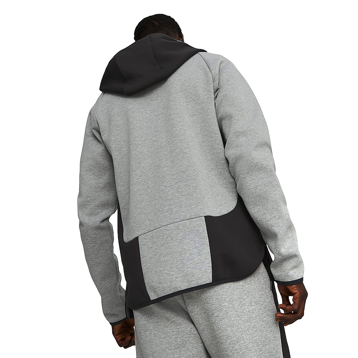 PUMA Men's Dime Jacket, Medium Gray Heather-Black, Small