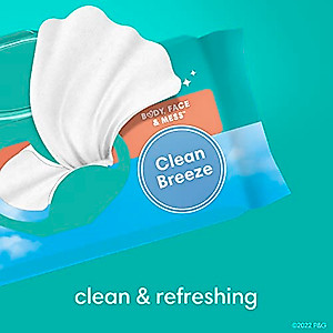 Pampers Baby Wipes Multi-Use Clean Breeze 1X Pop-Top Pack 56 Count