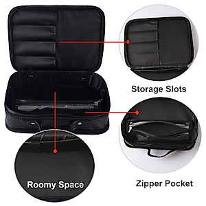 goldwheat Hair Clipper Case Barber Tool Bag for Haircutting Supplies Grooming kit Beard Trimmer Small Organizer Storage