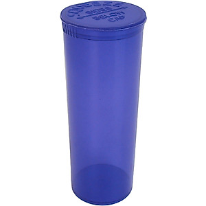 Transparent Purple Pop Top Bottles - 60 Dram - 7.5 Fl. Oz. - #PT60TP - Set of 10