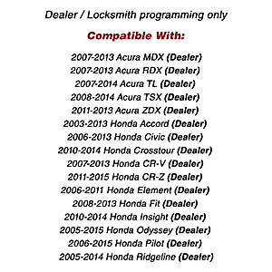 KeylessOption Keyless Entry Car Remote Fob with Uncut Ignition Transponder Key Replacement for OUCG8D-399H-A