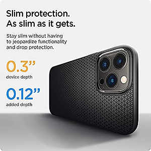 Spigen Liquid Air Armor Designed for iPhone 13 Pro Case (2021) - Matte Black