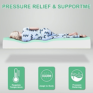 Opoiar King Size Mattress 10 Inch, Memory Foam Mattress Cooling Gel Bamboo Charcoal Infused for Pressure Relieving,Medium Feel,Fiberglass Free,Bed-in-a-Box,CertiPUR-US Certified, Made in USA