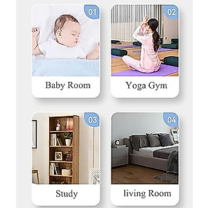 Robot Vacuum and Mop Combo, Automatic Robotic vacuum cleaner,rechargeable household Robotic vacuum cleaner intelligent sweeping robot, Daily Floor cleaning, ideal for pet hair hard/wood floor - black