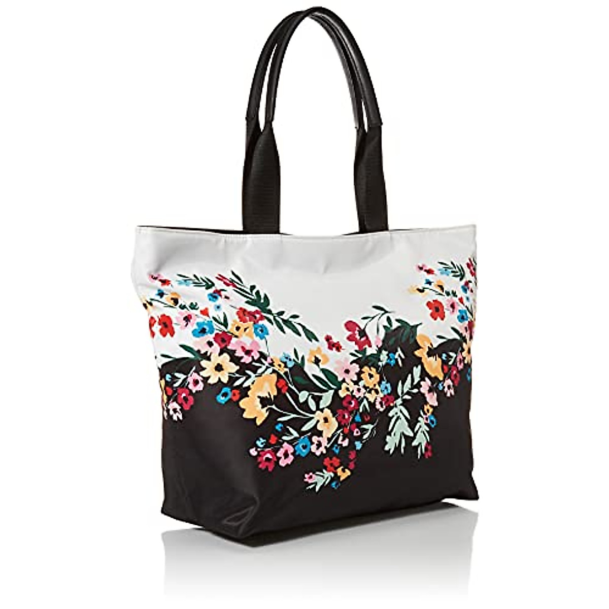 Karl Lagerfeld Paris Amour Tote, BLK/WHT Floral