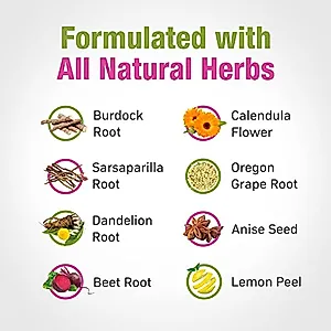 Cedar Bear - Herbal Detox for Kids - Luv Your Guts! a Liquid Herbal Supplement 1 fl oz / 30 ml