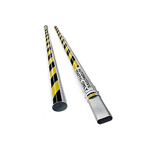 Manual Barrier Gate Complete kit 12ft Aluminum Arm-Counter Weight Receiver Stand