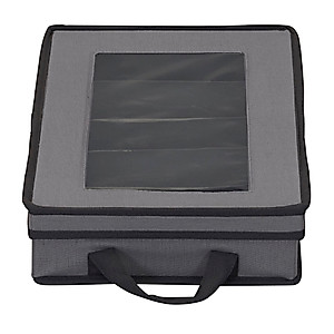 Household Essentials Gray Flatware Storage Box