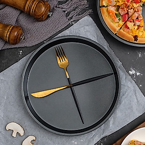 2Pcs Baking Tray for Pizza, NonStick Aluminum Pizza Dish 6/9/10/12in Deep Pizza Baking Tray, for Pizza Making, Oven Baking Tray(6 inches)