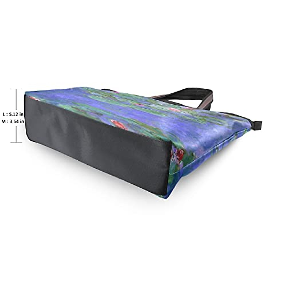 Women's Tote Shoulder Bag Claude Monet Water Lilies Top Handle Bag Handbag