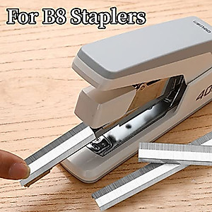 30000 Pieces B8 Crown Staples Standard Staples Heavy Duty Staples 1/4 Inch Leg Length for B8 Staplers Home School Office