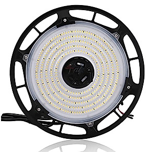RuggedGrade 150 Watt Titan 5 Motion Sensor LED High Bay UFO Light - 22,000 Lumen - 5000K - DLC Verified High Bay LED