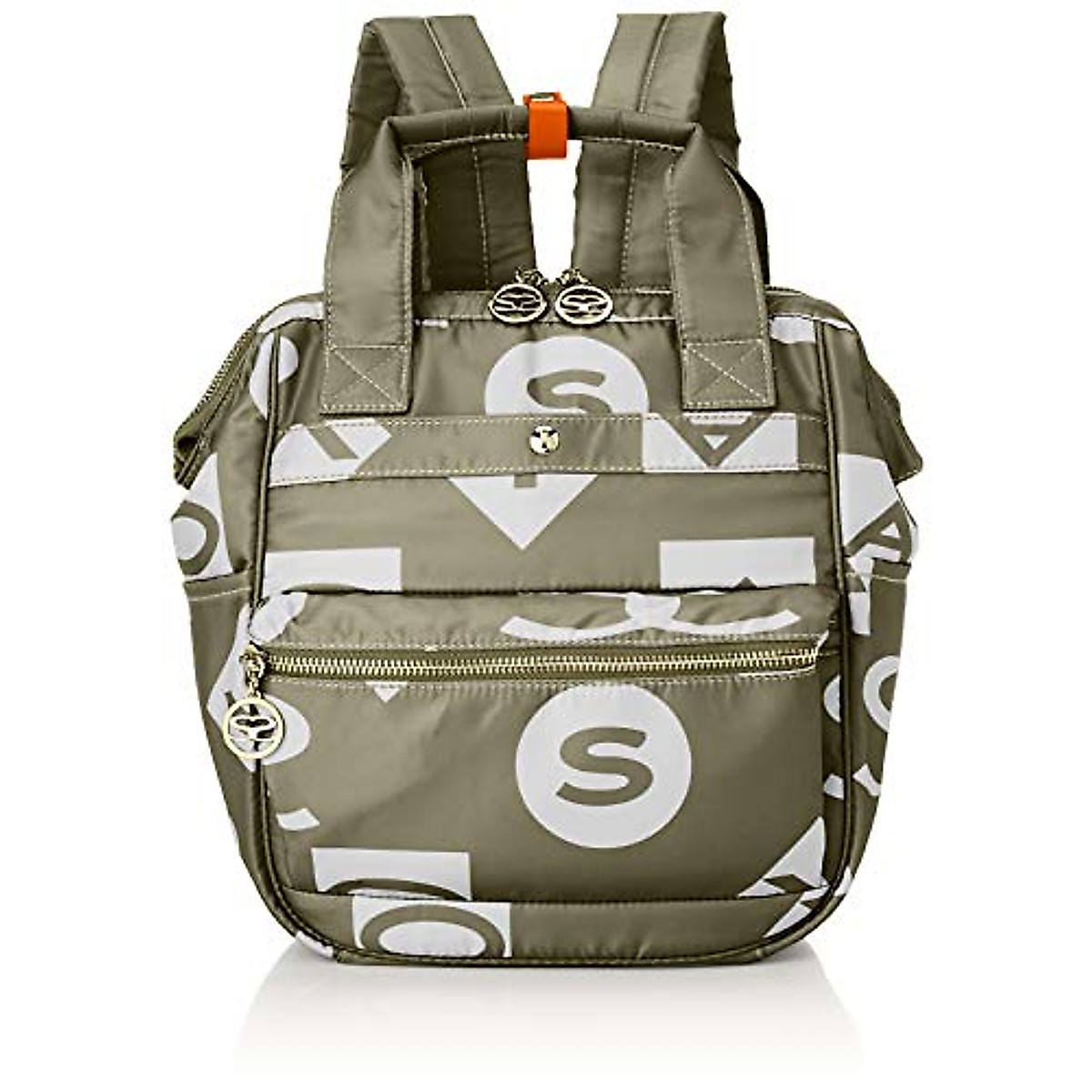 Savoy SM192314 Women's Bag, Khaki/Orange