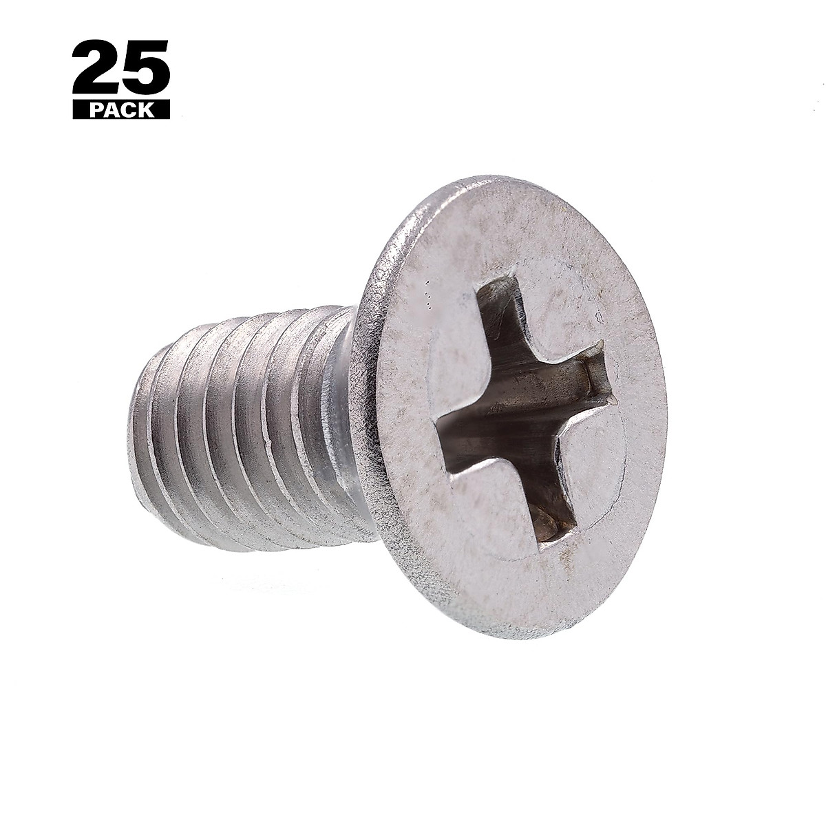 Prime-Line 9001018 Machine Screws, Flat Head, Phillips Drive, #10-32 X 3/8 in, Grade 18-8 (25 Pack)