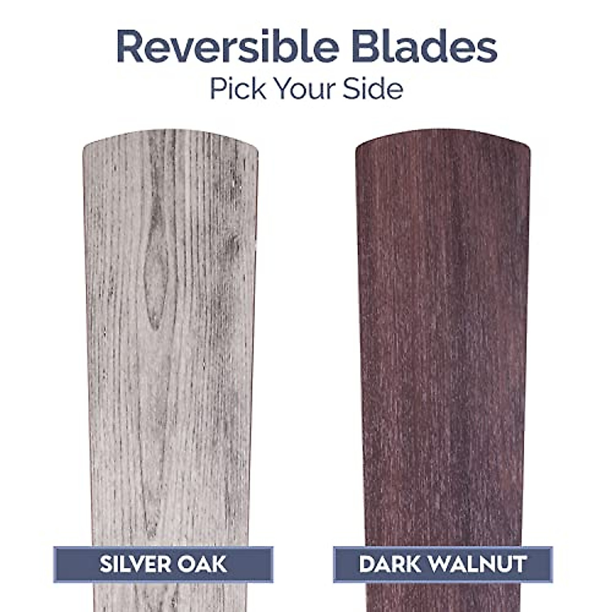 Prominence Home Brightondale, 52 Inch Industrial Style Indoor Outdoor LED Ceiling Fan with Light, Pull Chain, Dual Mounting Options, 5 Dual Finish Blades, Reversible Motor - 51659-01 (Matte Black)