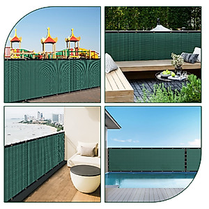SEKKVY 4' x 50' Privacy Screen Fence, 90% Blockage Mesh Shade Net Cover for Garden, Wall, Chain Link Fence