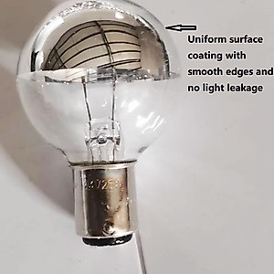 GWAYUANY 2PCS BA15D Plug-in 24V 25W shadowless Light Bulb