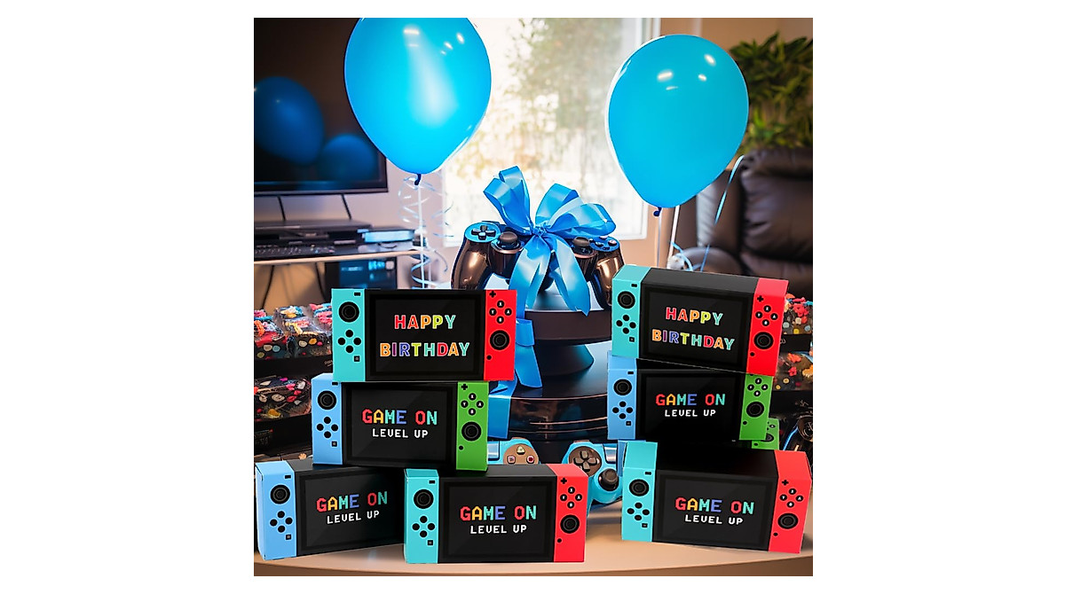 Video Game Party Favor Boxes - Fun Gift Packs for Kids