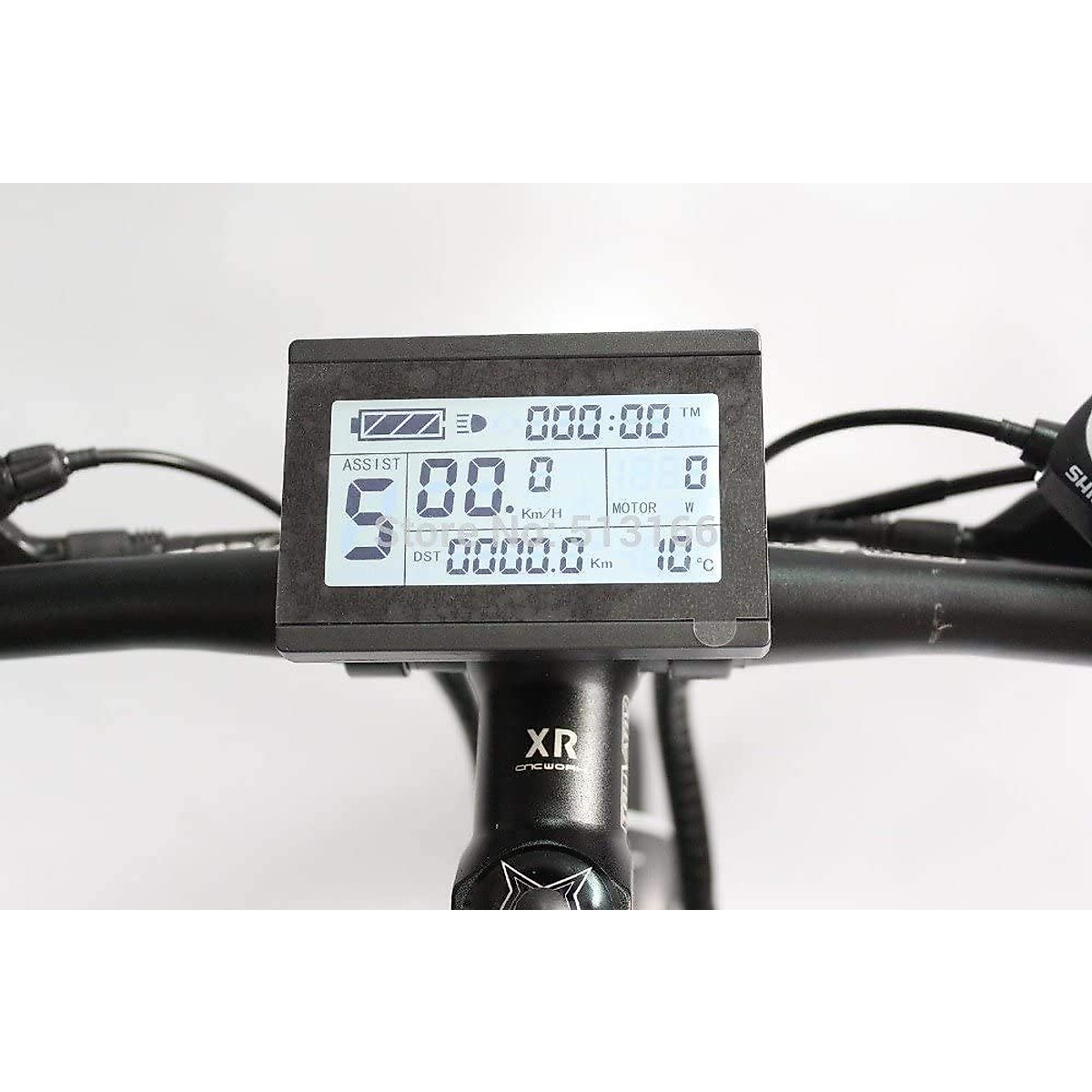 E-Bike 48V 1000W 700c Bike Rear Wheel Conversion Kit, Hub Motor with LCD