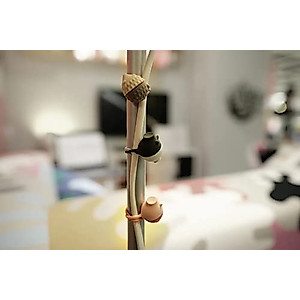 Magnetic Animal Cable Wraps - Multipurpose - Flexible and Durable - Hedgehog and Elk