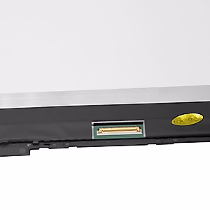 LCDOLED Replacement for Lenovo Yoga 710-15ISK 710-15IKB 80V5 80U0 15.6 inches FullHD 1080P IPS LCD Panel Touch Screen Digitizer Assembly with Bezel (ONLY for 30 Pins Connector)
