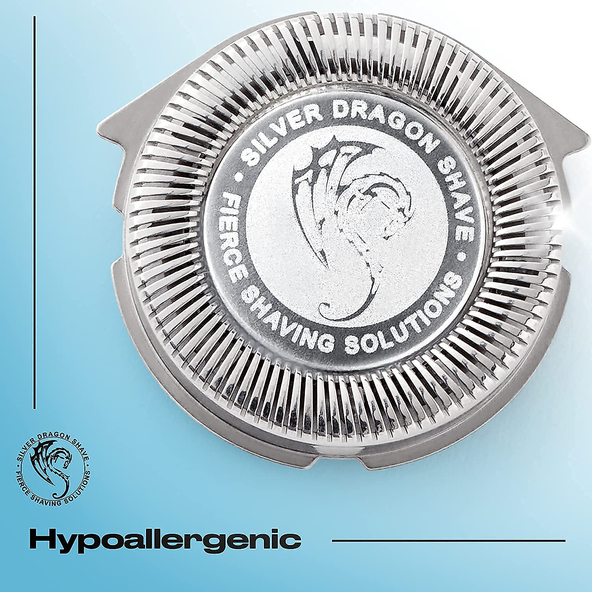 Silver Dragon Shave HQ8 Norelco Replacement Heads – HQ8/52 Blades Compatible with Philips Norelco Series 7100, 7200, 7300, 7700, 7800, 8800, PT/AT700, PT/AT800 & Aquatec Electric Shavers, Pack of 3