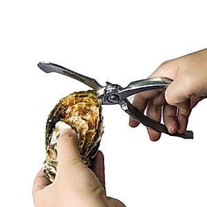 Wenyugongju Oyster Shucking Knife Stainless Steel Oyster Opener Oyster Cutter Seafood Opener for Kitchen Seafood Tool