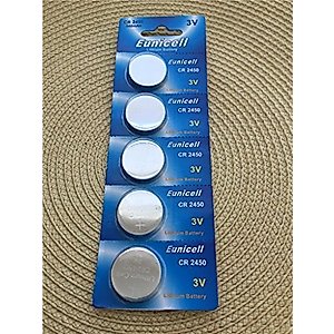 WAT 20 pcs CR2450 Card 3V lithium battery compatibility with KCR2450 LM2450 2450 DL2450 BR2450