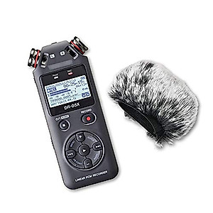 YOUSHARES DR05X Windscreen Muff for Tascam DR-05X DR-05 Portable Recorders, DR05X Mic Deadcat Windshield Windscreen Artificial Fur Wind Screen