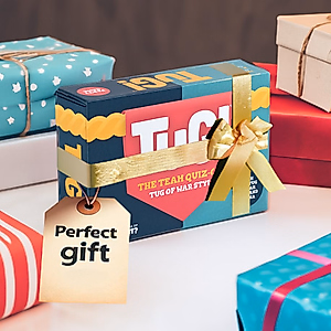 TUG! Trivia Battle Board Game | 2-20 Players | Tuga War in a Box | Party Game | Adults & Kids 12 13 14 15 + | 1400 Questions | Best Fun Card Games for Family, Couples, Teens